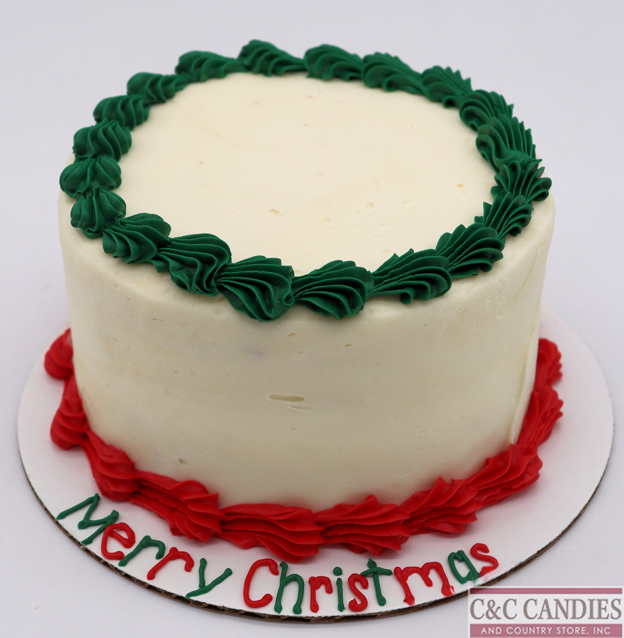 Simple Holiday – Round Cake | C&C Candies