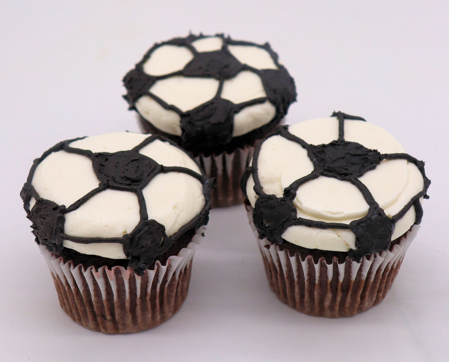 Soccer Ball Cupcakes | C&C Candies