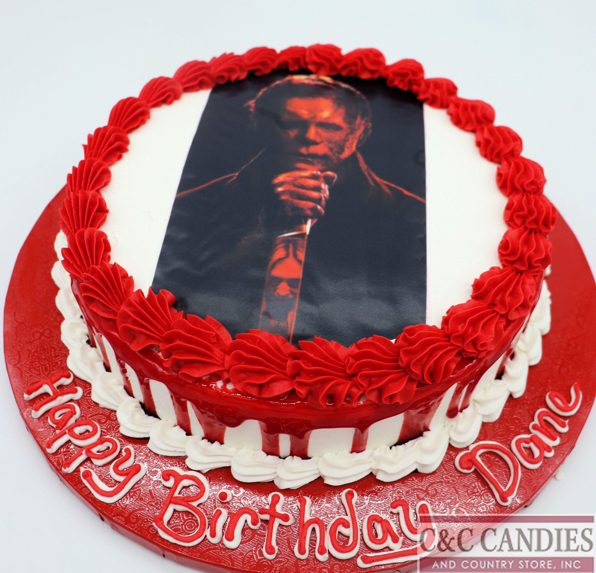 Bloody Slasher Round Cake | C&C Candies