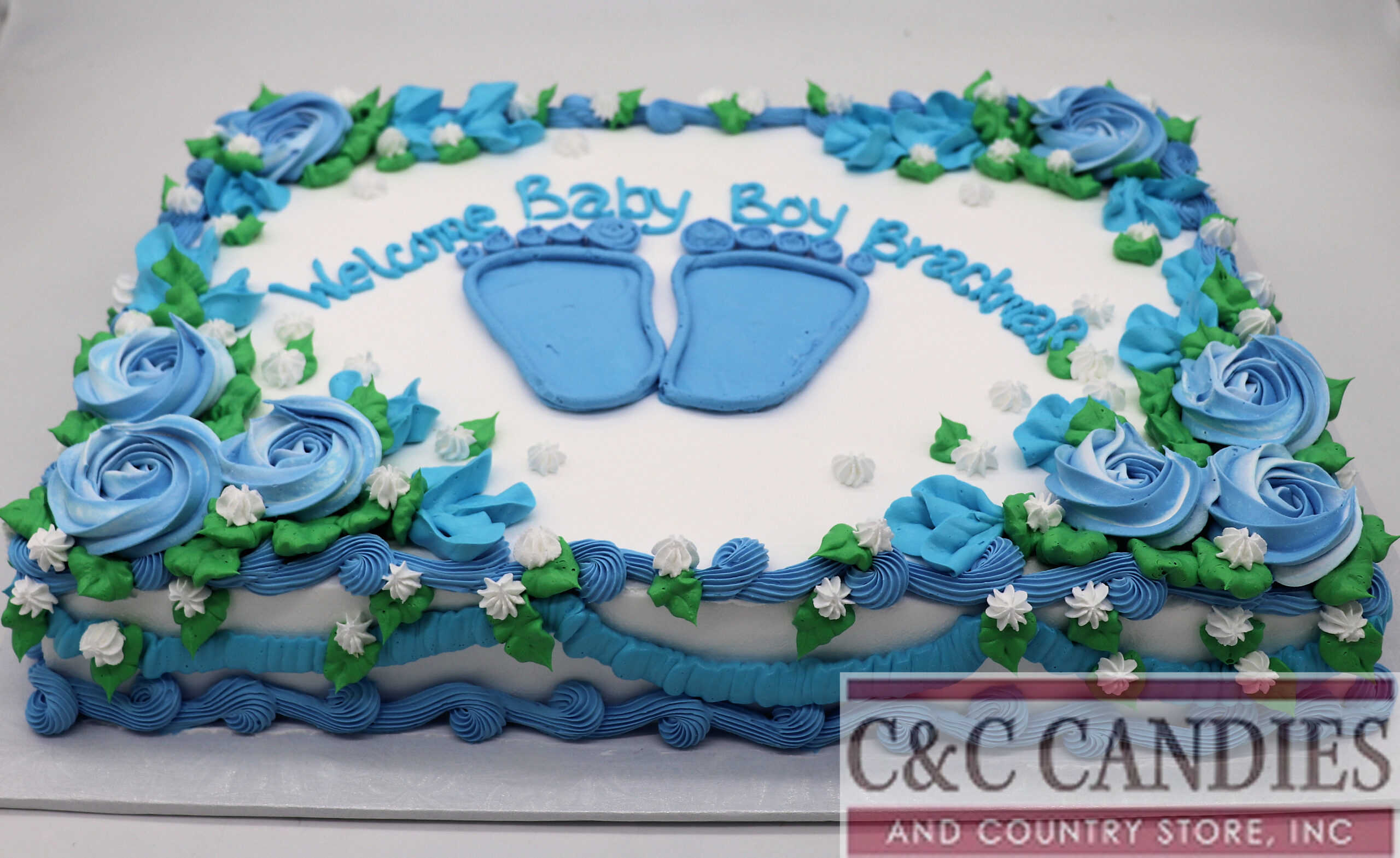 Tiny Toes – Sheet Cake | C&C Candies