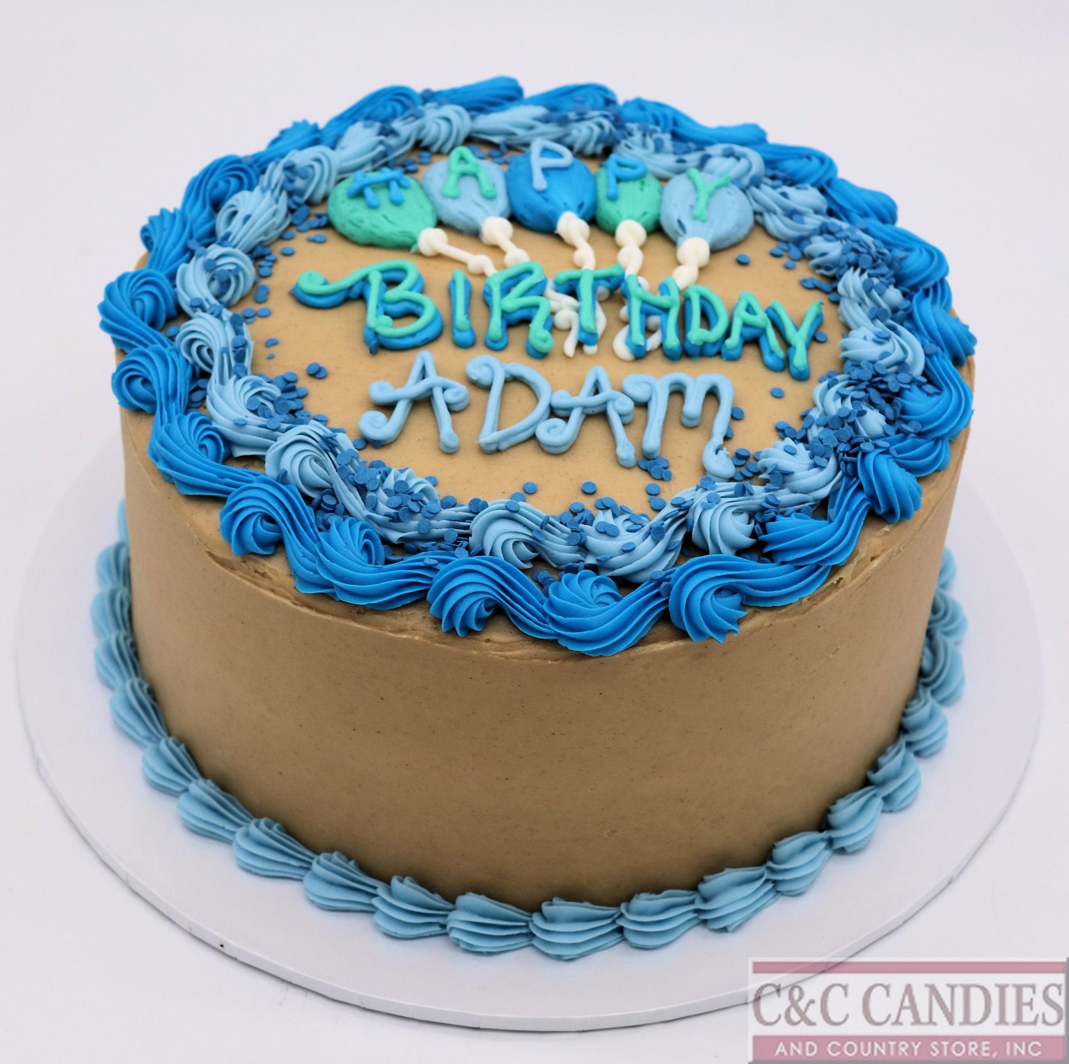 Balloon Bash – Round Cake | C&C Candies