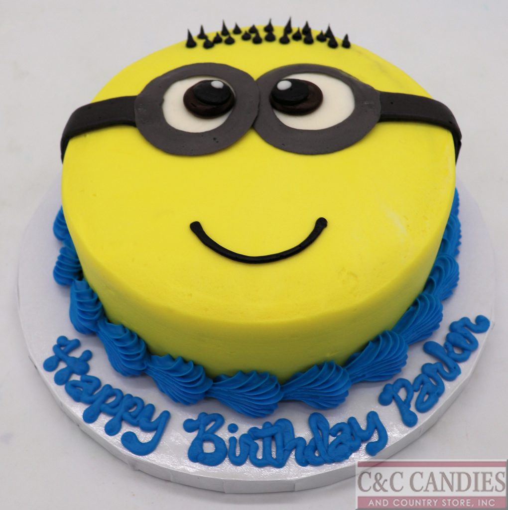 Minion Mischief Round Cake | C&C Candies